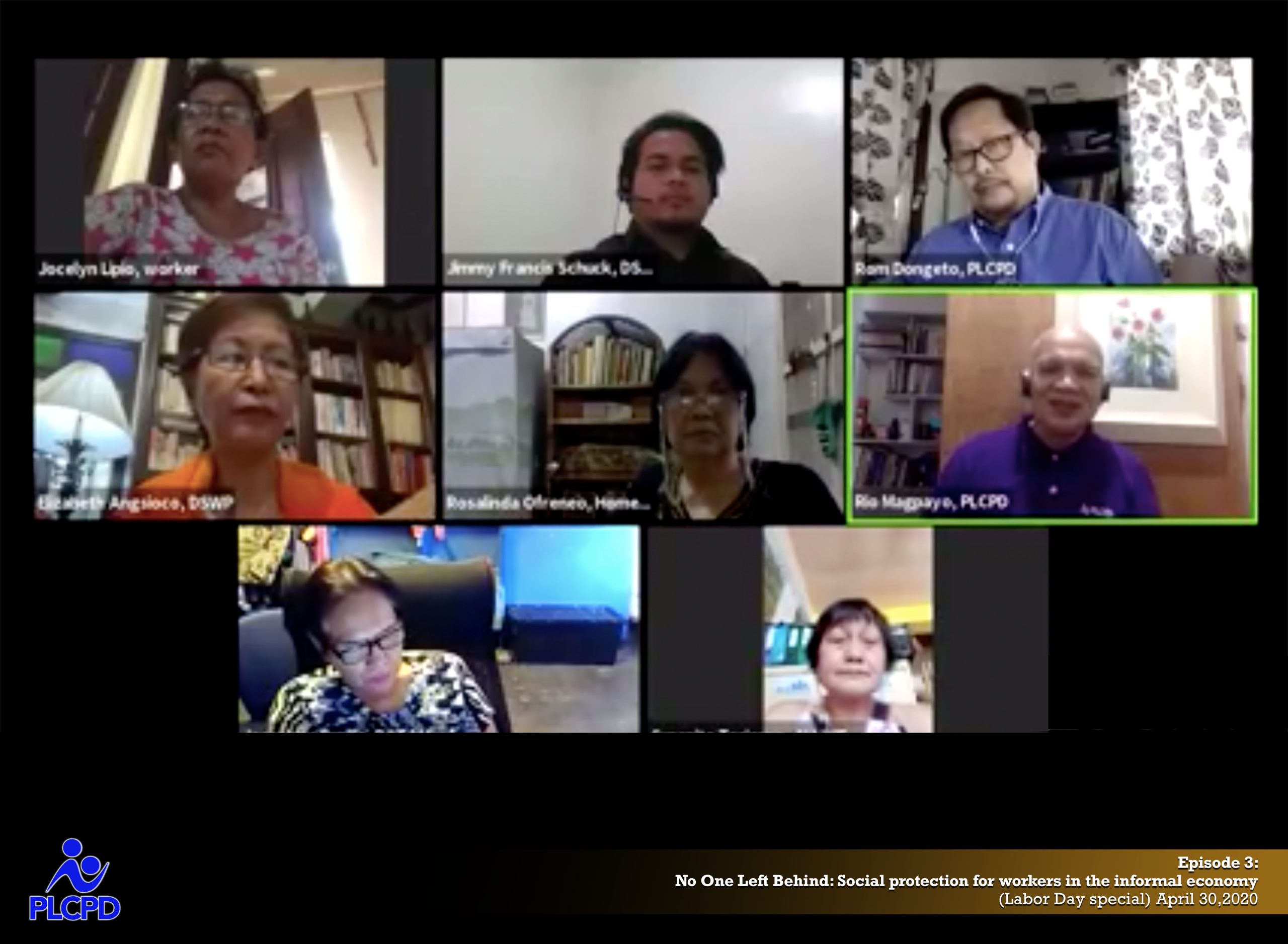 PLCPD raises crucial human development concerns during the Covid-19 ...