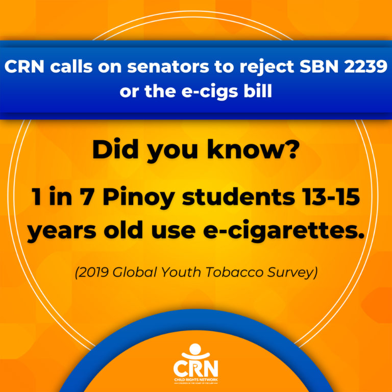New study reveals 1 in 7 Pinoy students aged 13-15 use e-cigarettes ...