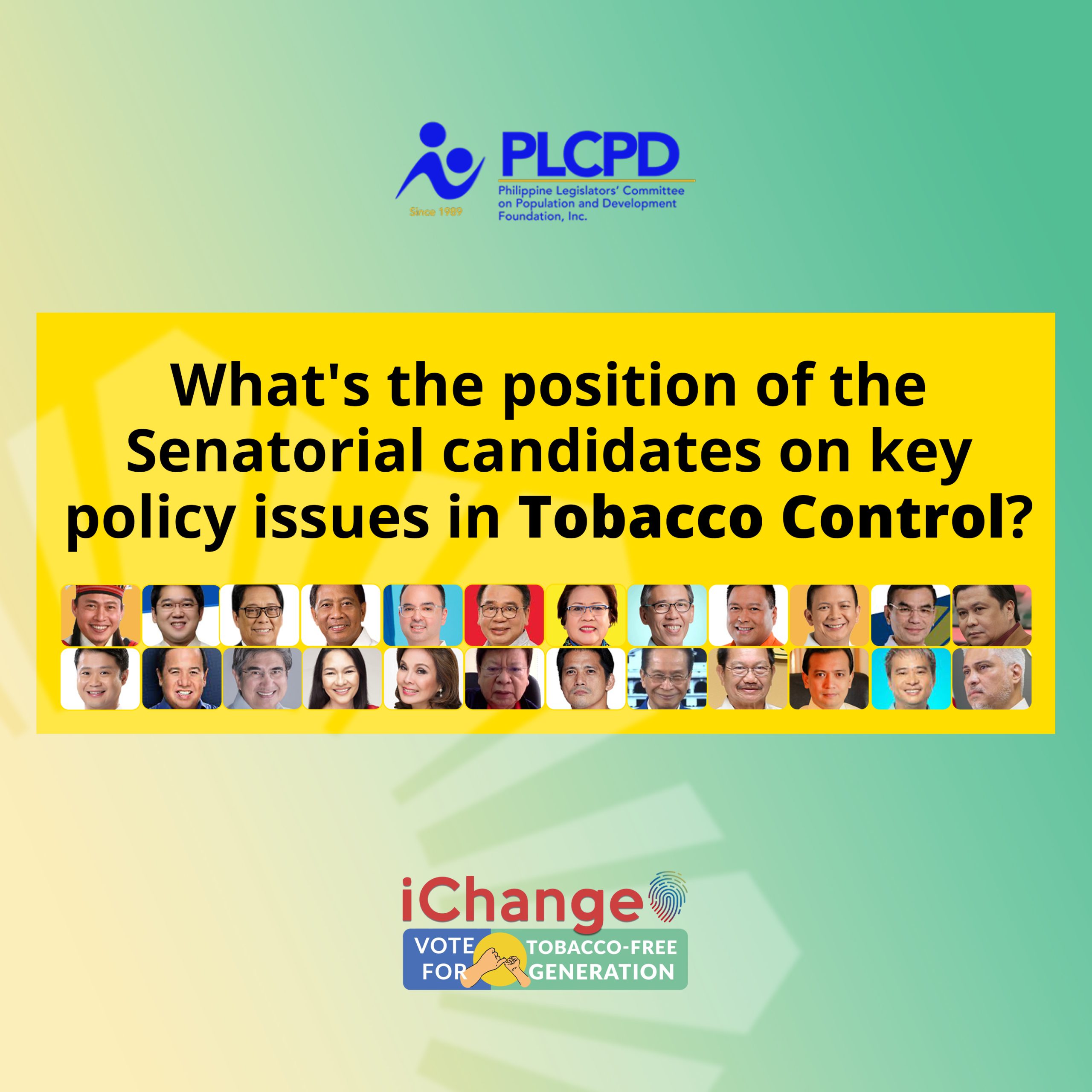 Senatorial candidates on key policy issues in tobacco control ...